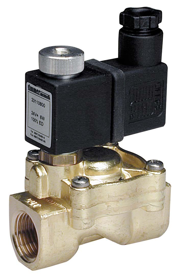 2/2-way maxi solenoid valve -servo-controlled-NO